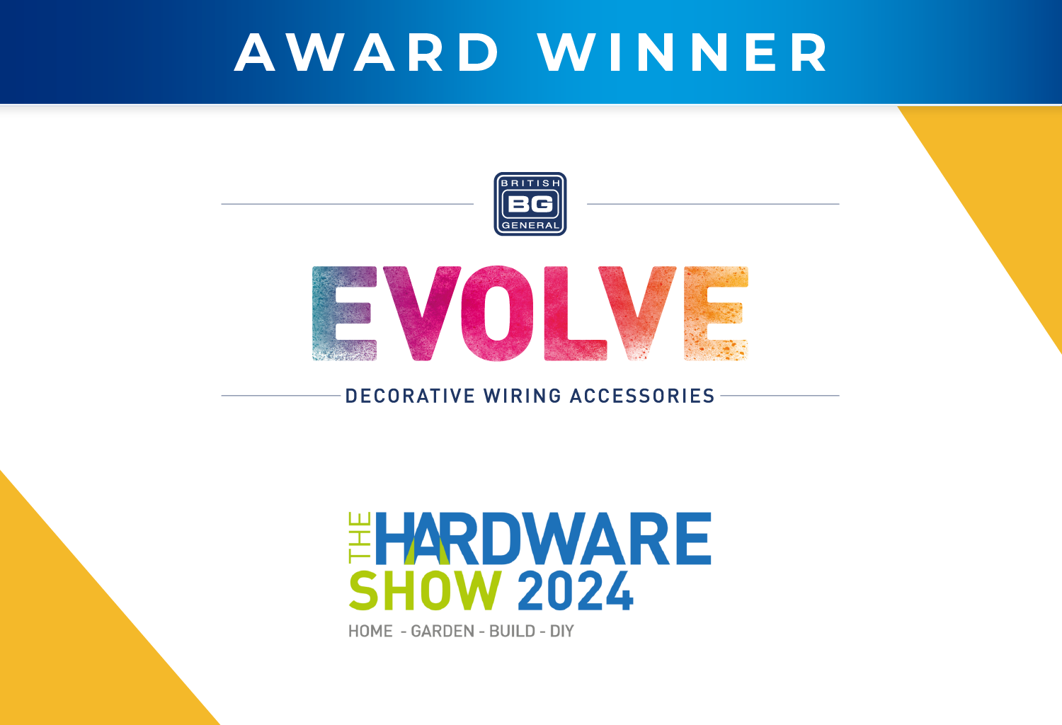 Evolve Wins Best Home Product from The Hardware Show 2024 - BG News